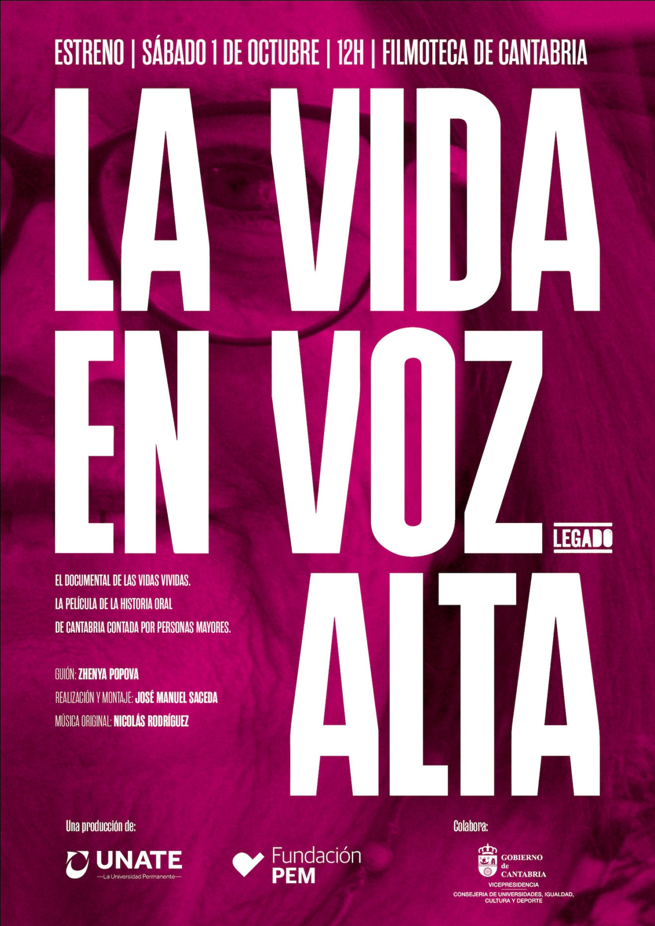 Poster Vivir en Voz Alta - Unate Poster Vivir en Voz Alta - Unate